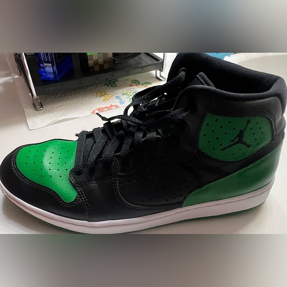 Jordan | Shoes | Jordan Access Black Aloe Verde | Poshmark